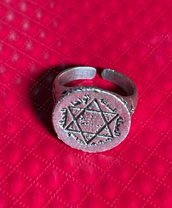 Mystic Seal of Solomon Ring – Handcrafted Talisman of Protection ...